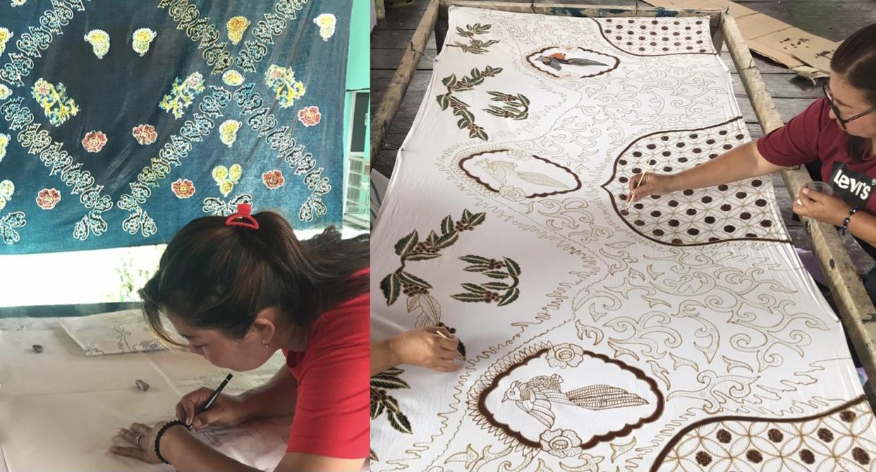 Sosok Pencipta Motif Batik Liku Sembilan Elok, Batik Khas Karya WBP ...