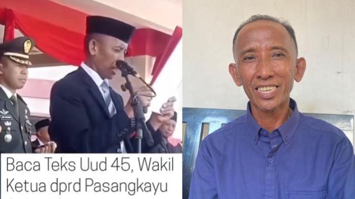 Sosok Wakil Ketua DPRD Pasangkayu yang Gelagapan Baca Teks UUD 45 ...