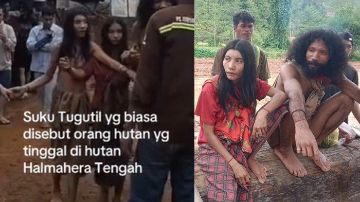 Reaksi Wanita Suku Togutil Bertemu Pria di Luar Hutan Halmahera ...