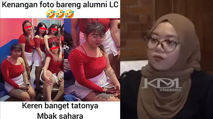 Viral Foto Mirip Sahara, Penuh Tato Diduga Mantan LC, Istri Bos Rental Sempat Minta Maaf ke Yai ...