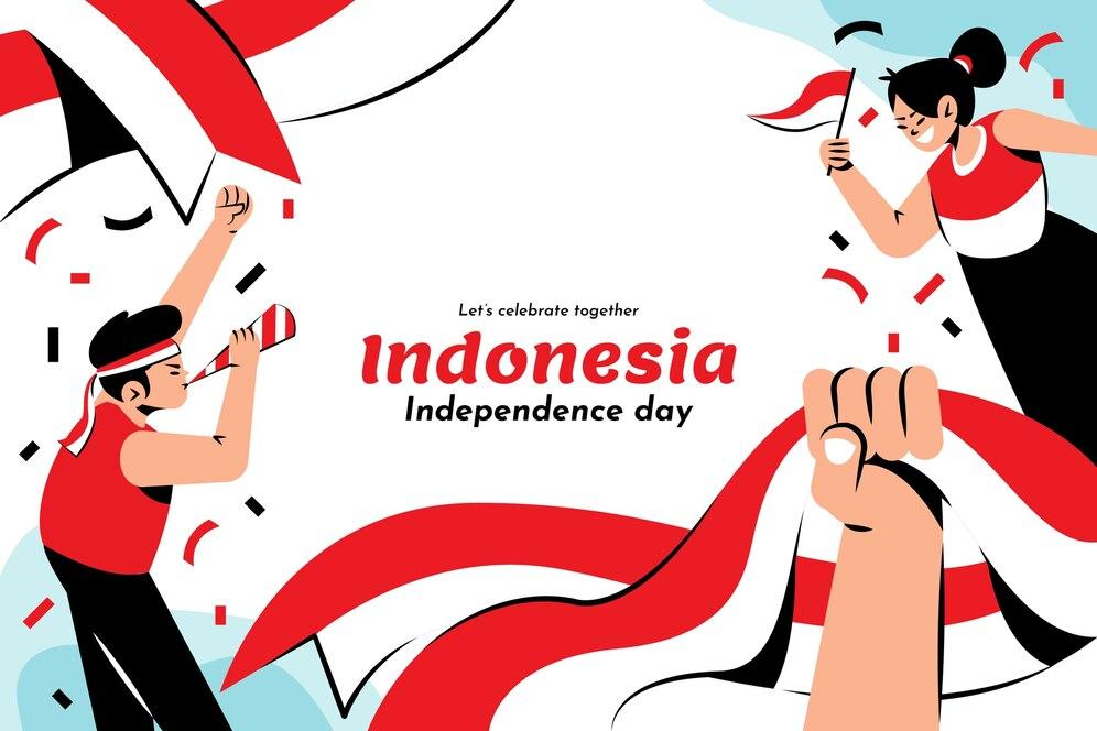 15 Gambar/Banner HUT ke-79 RI Desain Modern Warna Merah Putih, Tinggal ...