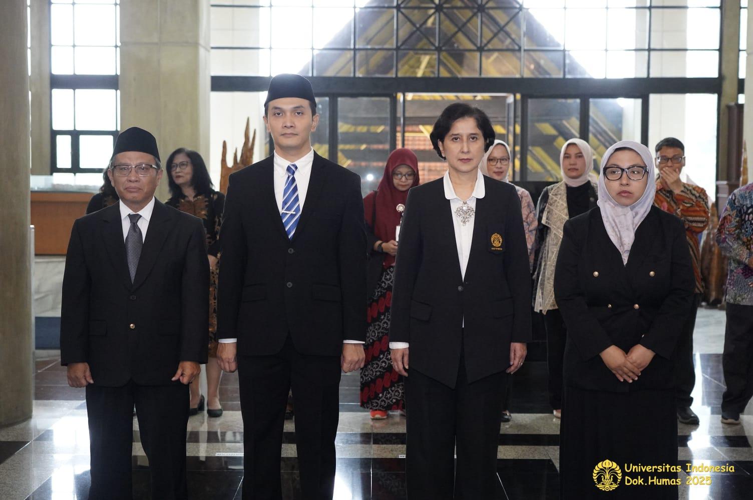 Rektor UI Prof Heri Hermansyah Lantik Direktur SIL, Wakil Dekan FKG dan ...