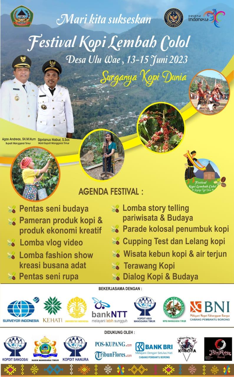Jadwal Lengkap dan Susunan Acara, Festival Kopi Lembah Colol 14 Juni ...