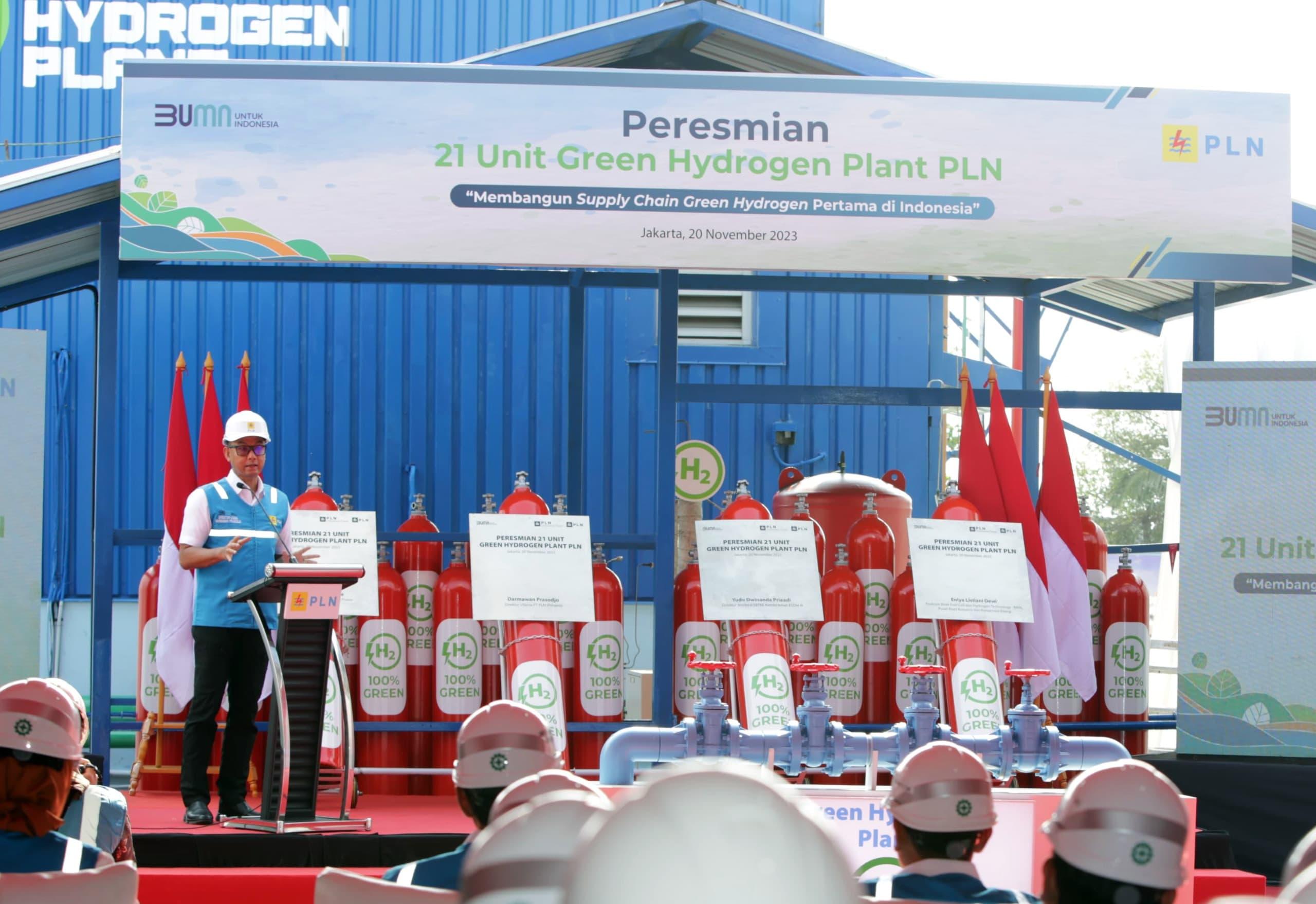 Terbanyak di Asia Tenggara PLN Resmikan 21 Unit Green Hydrogen Plant ...