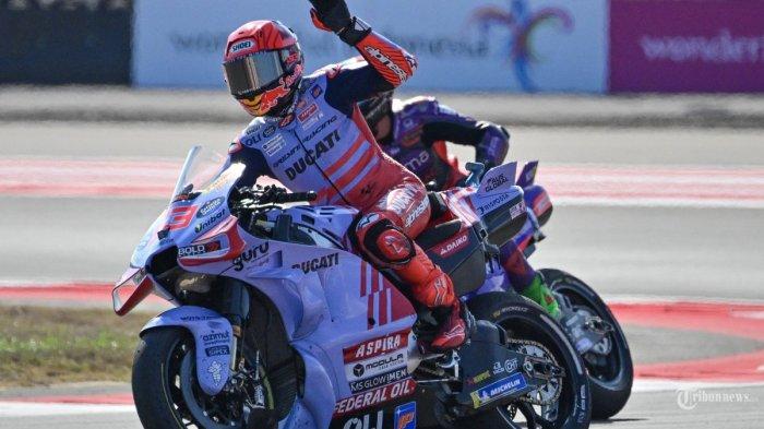 Gagal Finis di MotoGP Amerika, Marc Marquez Tergeser dari Puncak ...