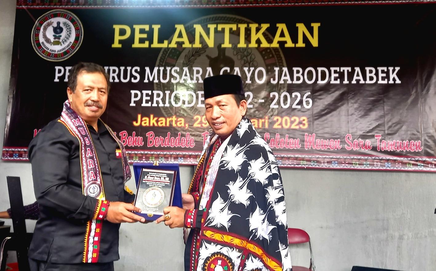 Dikukuhkan jadi Ketum Musara Gayo Jabodetabek, Al Mujaini Abdul Karim ...