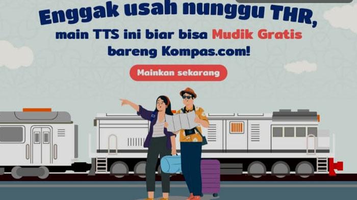 Lebaran 2025: Jawab TTS Dapat Tiket Mudik Gratis dari Kompas.com, Cek ...