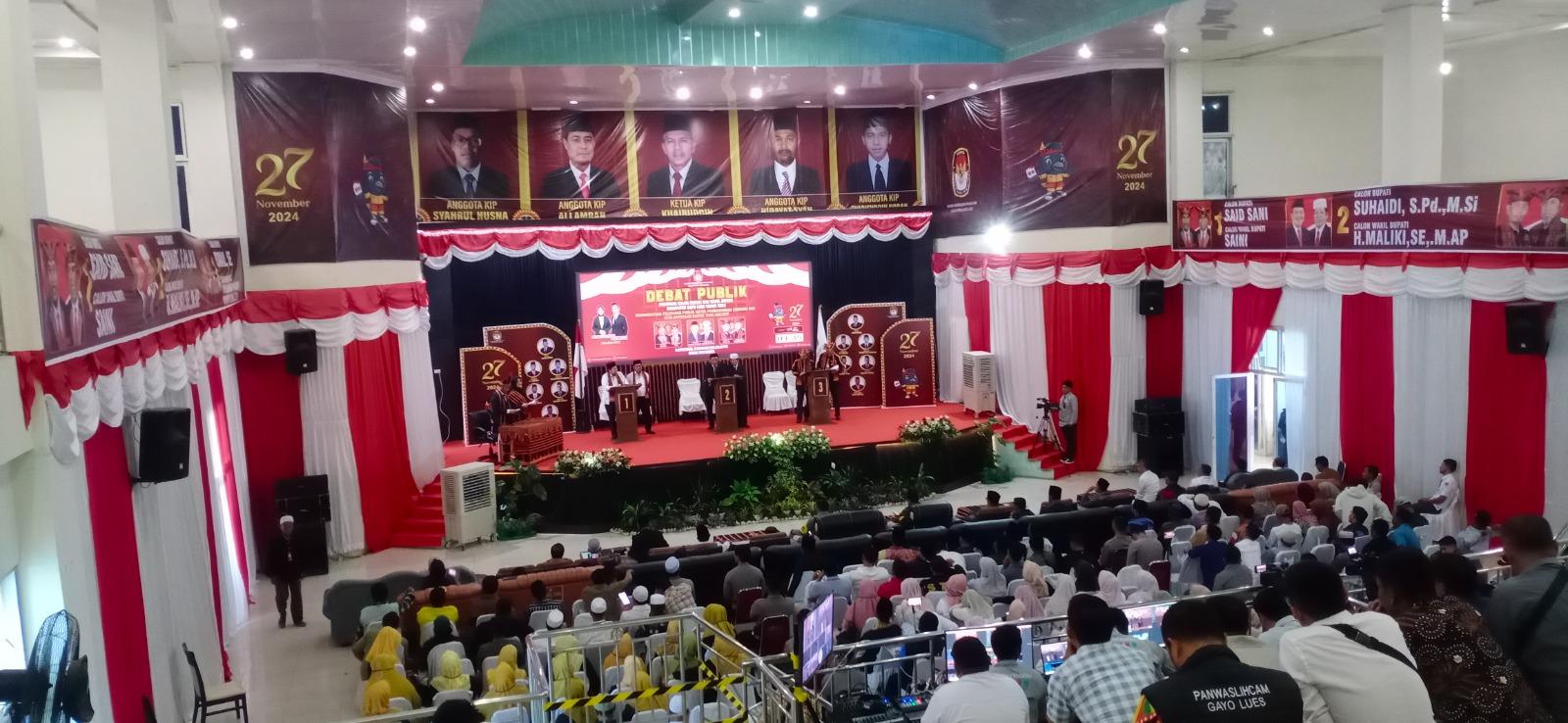 KIP Gayo Lues Adakan Debat Publik Paslon Bupati dan Wakil Bupati ...