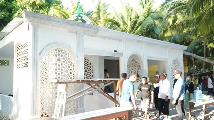 Bupati Gorontalo Utara Thariq Modanggu Tinjau Pembangunan Masjid di ...