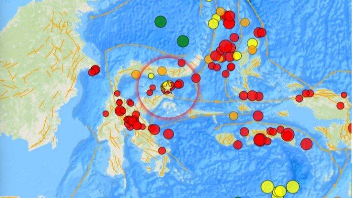 Gempa Bumi Terkini dengan SR 3,4 Menguncang Wilayah Minahasa, Indonesia ...