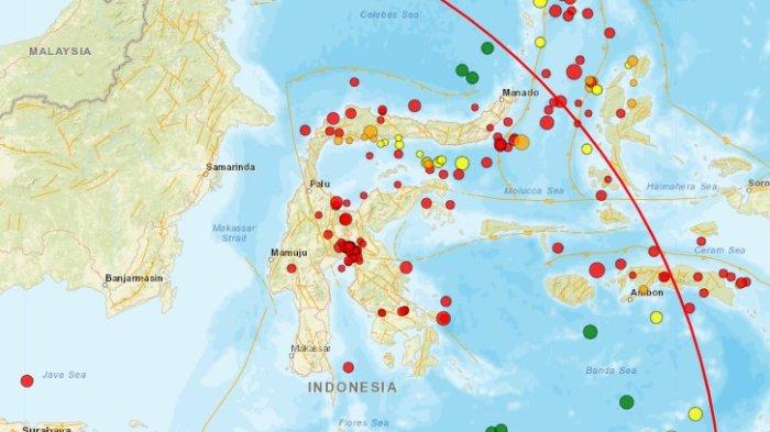 11 Gempa Bumi Guncang Sulawesi Sepanjang Rabu Dini Hari Ini 14 Mei 2025, dari Sulsel hingga ...