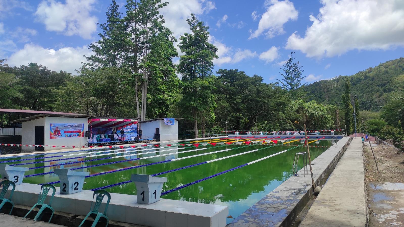 Kolam Pemandian Lombongo di Bone Bolango Gorontalo Gunakan Air ...