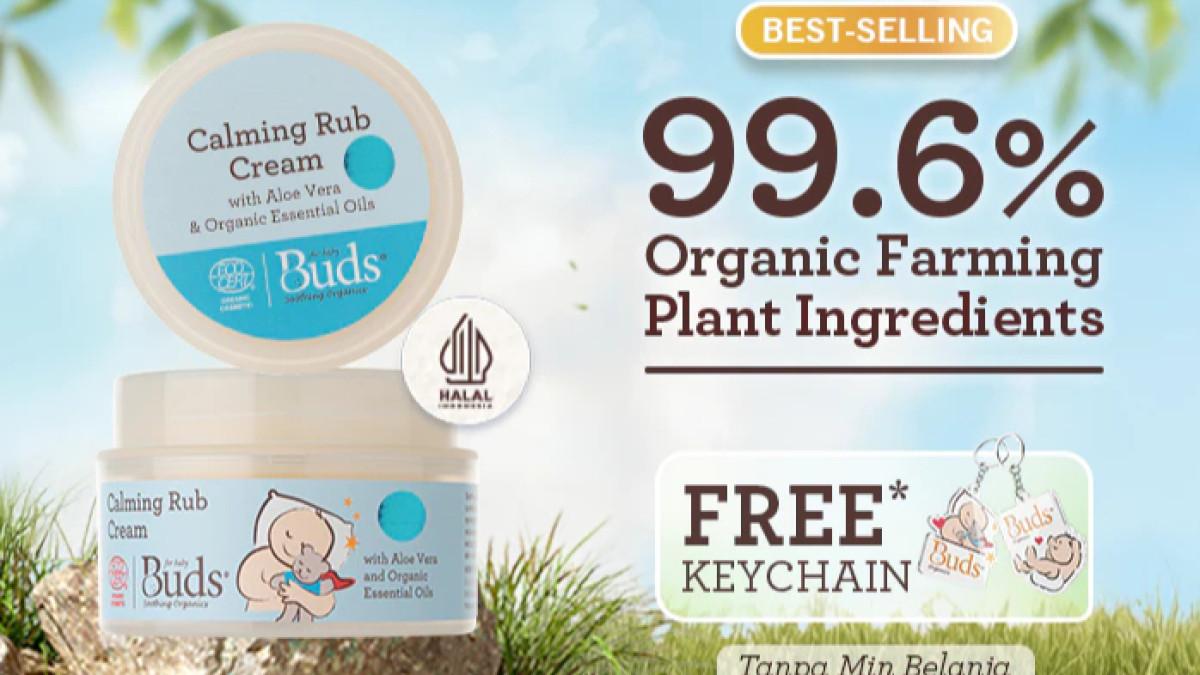Review Buds Organics Calming Rub Cream, Cegah Perut Kembung dan ...