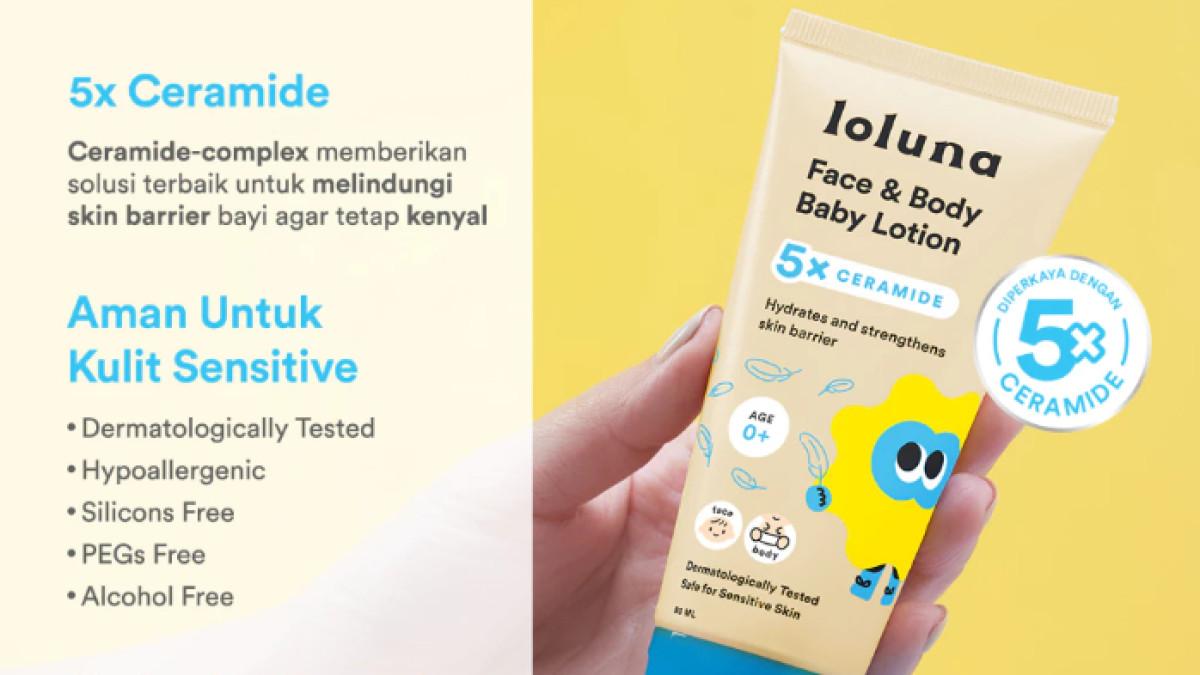 Review Loluna Face & Body Baby Lotion, Skincare untuk Memperkuat Skin ...