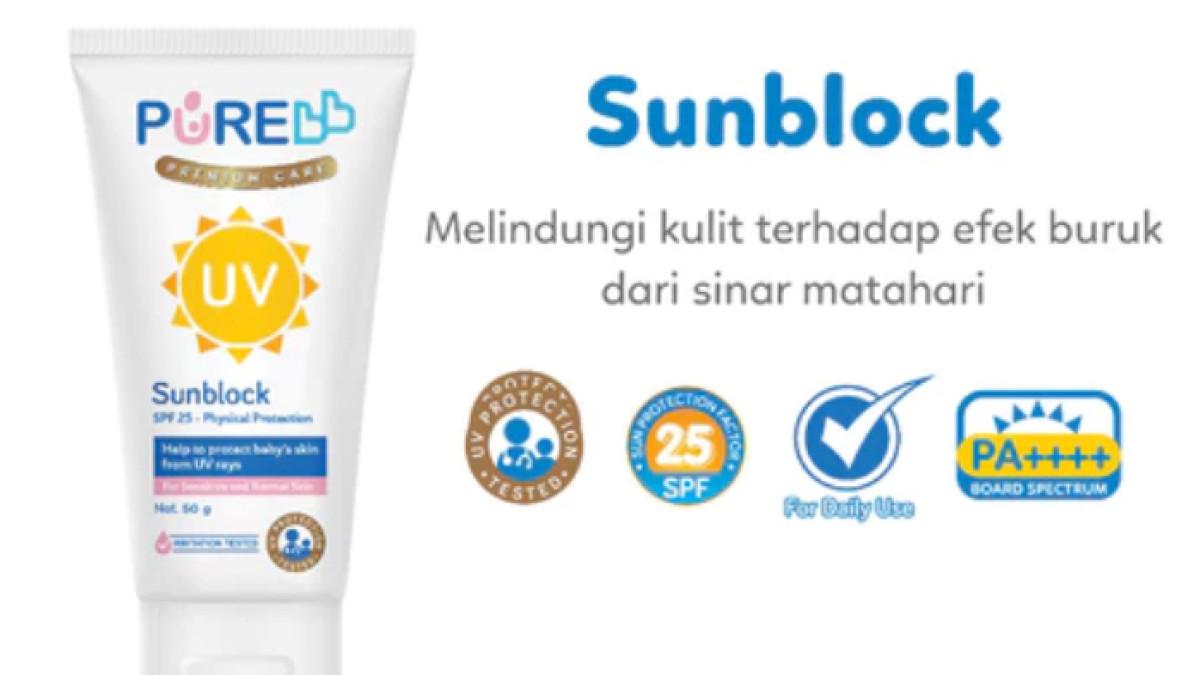 Review PureBB Sunblock SPF 25, Aman untuk Bayi dan Anak yang Memiliki ...