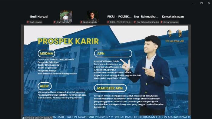 Politeknik STIA LAN Bandung Gelar Sosialisasi PCMB 2026/2027 ...