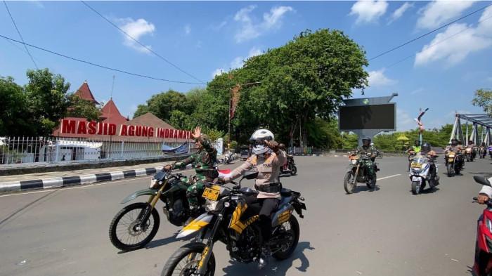 Polres Indramayu Gelar Patroli Gabungan, Antisipasi Gangguan Kamtibmas - Tribunjabar.id