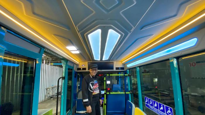 FOTO-FOTO Angkot Pintar yang Akan Dipakai di Kota Bandung, Dilengkapi ...