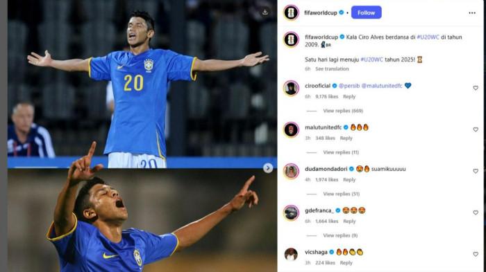 Mantan Terindah Persib Bandung Diposting FIFA World Cup, Bobotoh Makin ...
