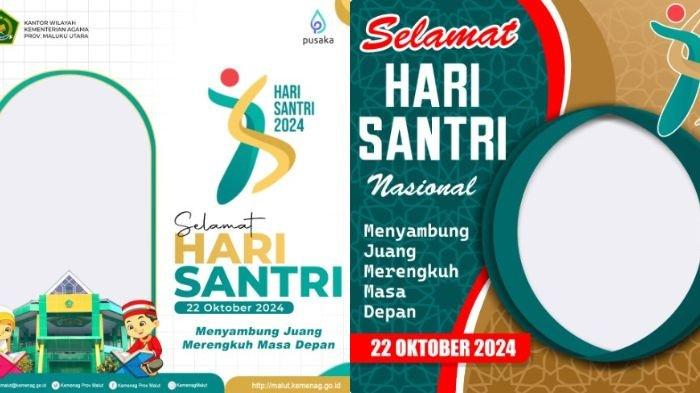 20 LINK Twibbon Hari Santri 2024 Menarik Lengkap Cara Menggunakannya, Gratis Tinggal Download ...