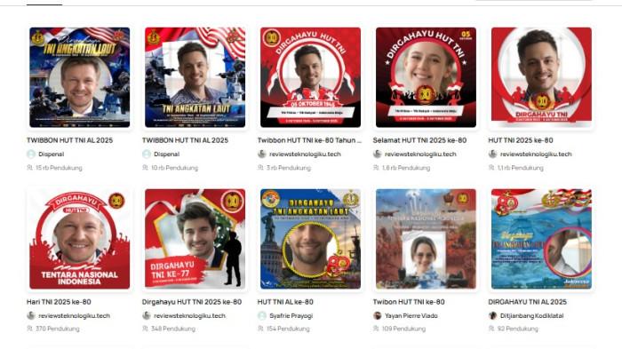 30 LINK Twibbon HUT ke-80 TNI Gratis dan Menarik, Lengkap Cara Menggunakan, Jadikan Ucapan di ...