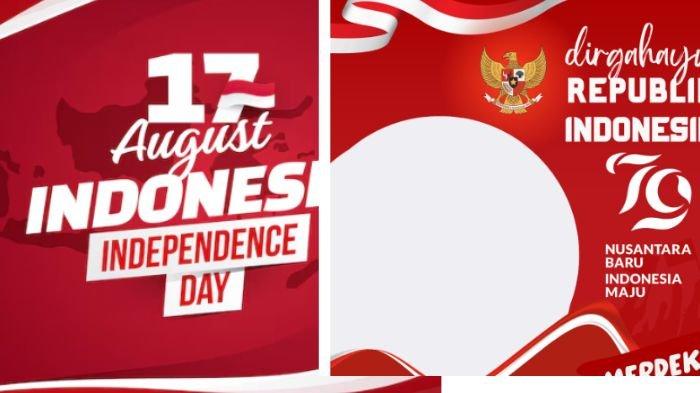 40 Poster dan Twibbon HUT ke-79 RI Desain Menarik dan Gratis, Posting di Medsos pada 17 Agustus ...