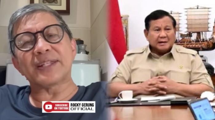 Rocky Gerung Kritik Keras Kebijakan Prabowo Soal Reshuffle Kabinet, Sentil Presiden Soal ...