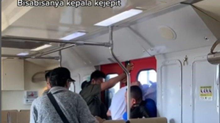 Video Viral Kepala Terjepit Pintu Kereta, Bikin Panik, Ini Kronologi dan Penjelasannya ...