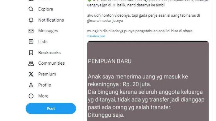 Viral Modus Penipuan Salah Transfer ke Rekening Pribadi, Data Bisa Dipakai Pinjol, Ini Kata ...