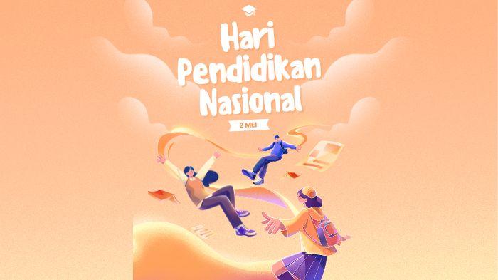 30 Poster Hari Pendidikan Nasional dengan Gambar Menarik, Gratis ...