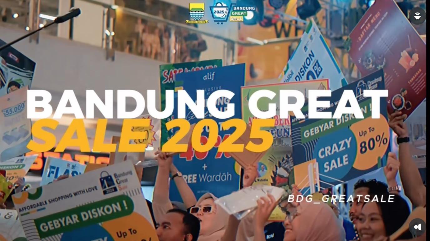 Siap-siap Warga Diguncang Diskon Besar-besaran Bandung Great Sale 2025, Catat Lokasi dan ...