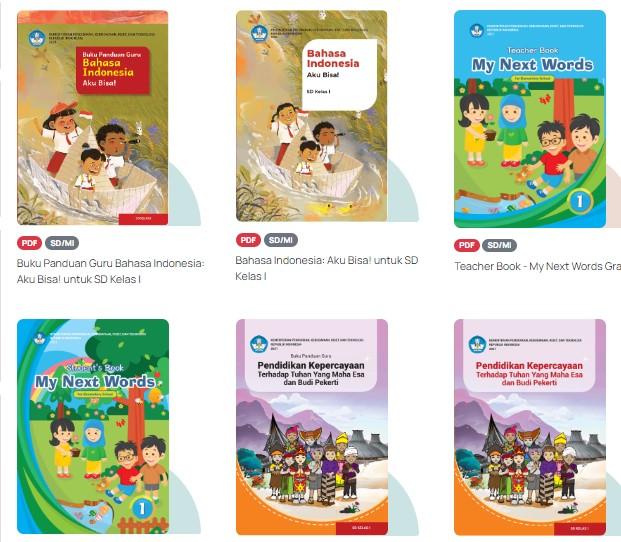 Link Download Buku Kurikulum Merdeka Kelas 1 SD Lengkap Semua Mata Pelajaran untuk Guru dan ...