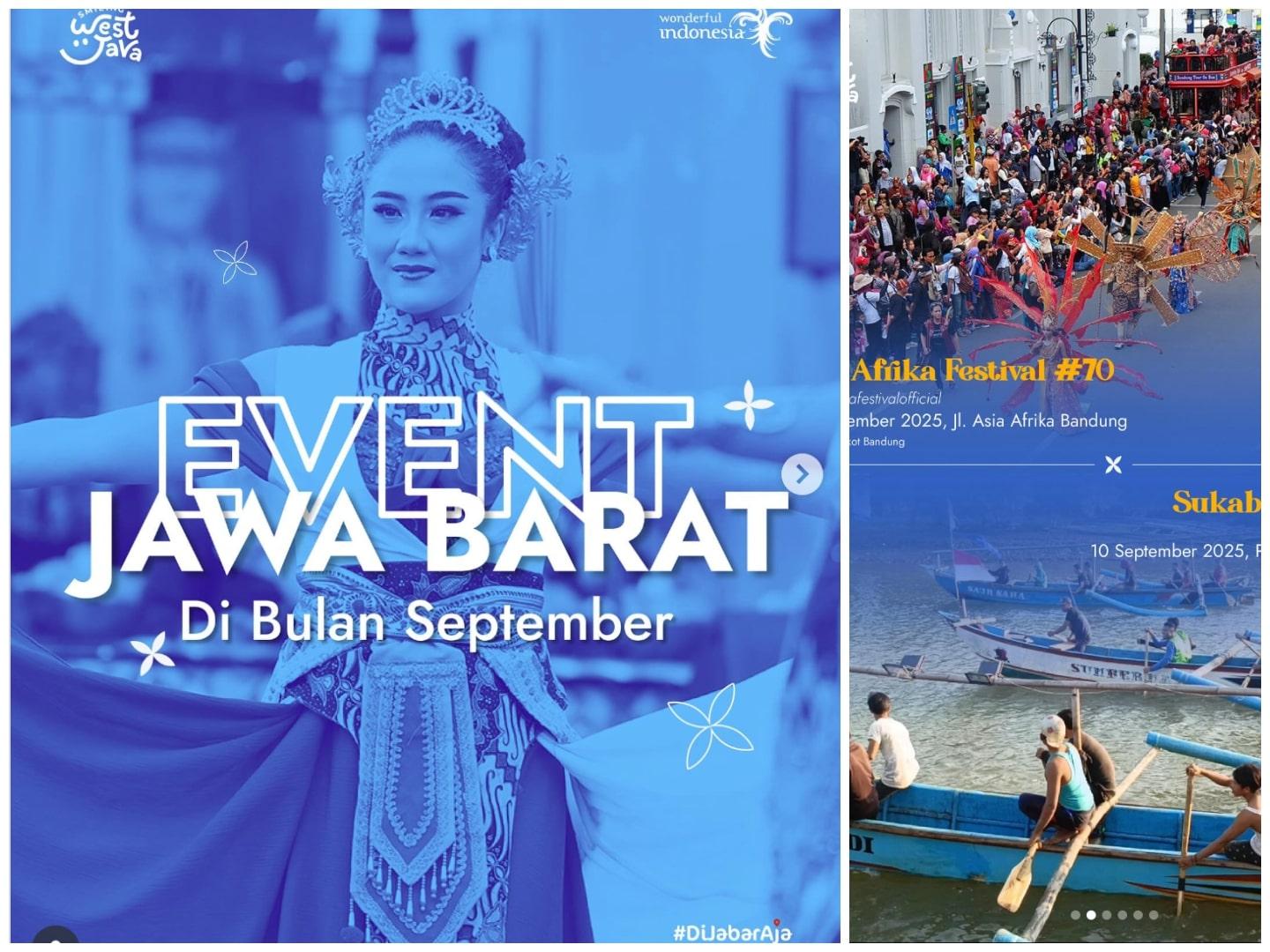 Jadwal 20 Event Jawa Barat Bulan September 2025, Hari Jadi Kota Bandung ...
