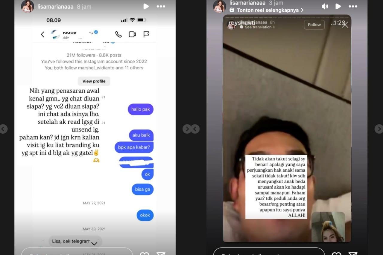 Isi Chat Ridwan Kamil dan Lisa Mariana Dibocorkan Elly Sugigi, Komunikasi Rahasia Lewat Telegram ...
