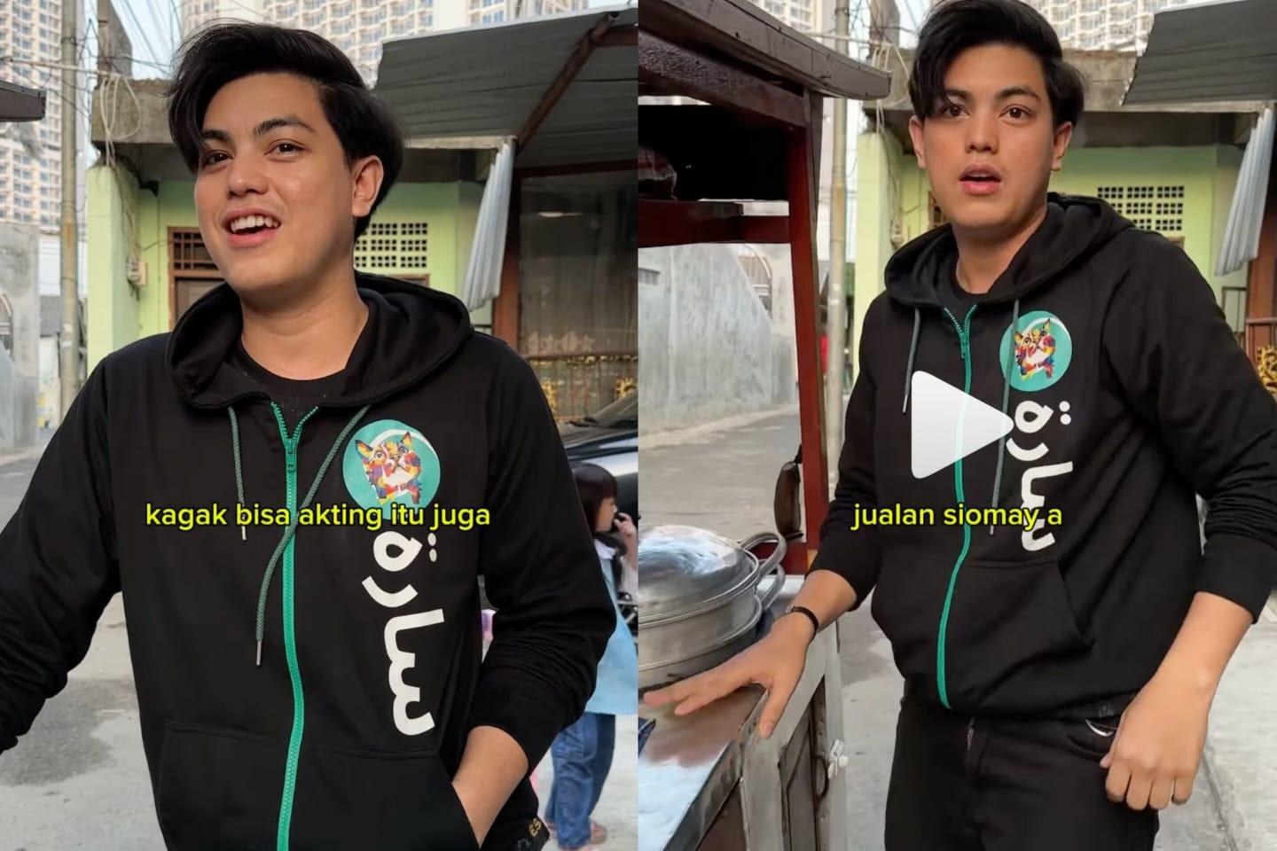 Sosok Egi Saputra Penjual Siomay Berparas Tampan Viral Pernah Gagal ...