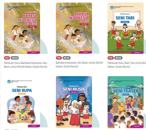Link Download Buku Kurikulum Merdeka Kelas 1 SD, Lengkap 16 Mata ...