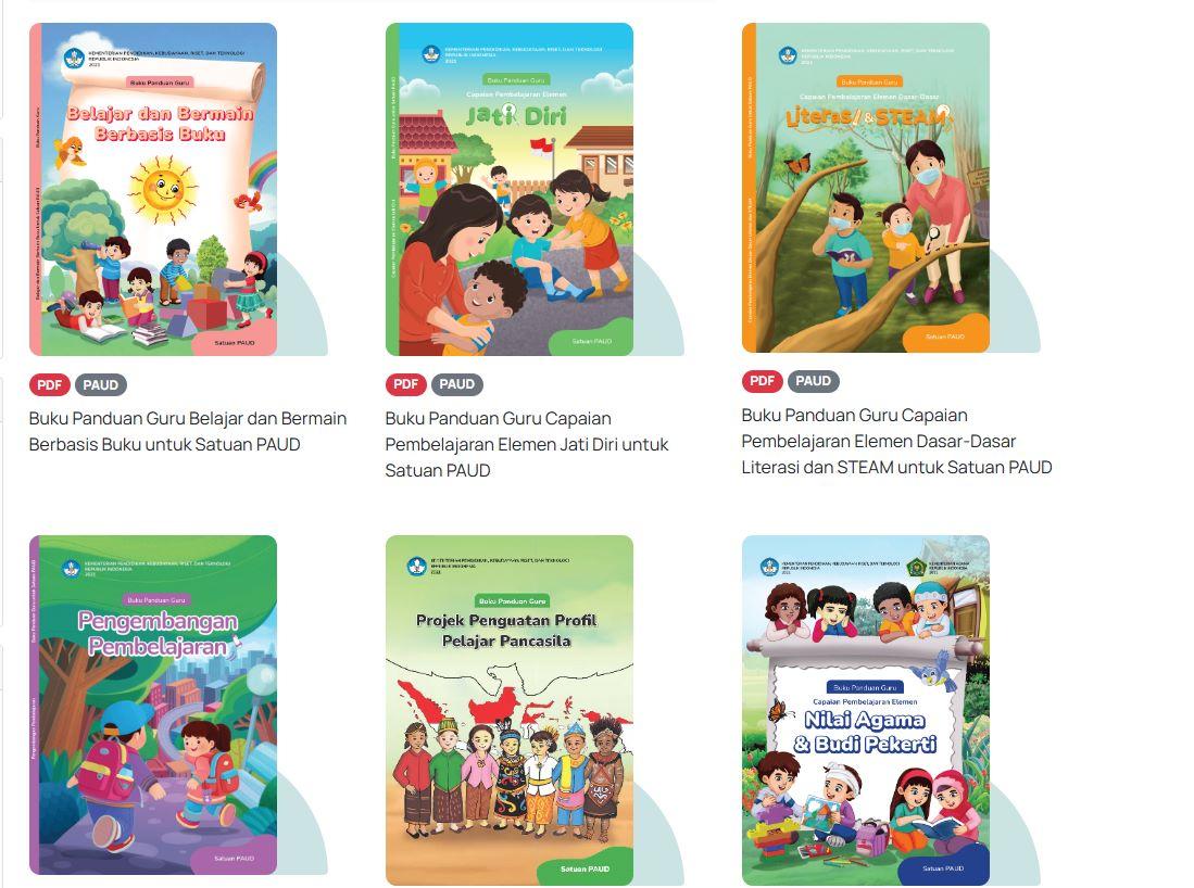 Link Download PDF Buku Kurikulum Merdeka untuk Panduan Guru PAUD, Termasuk Pengembangan ...