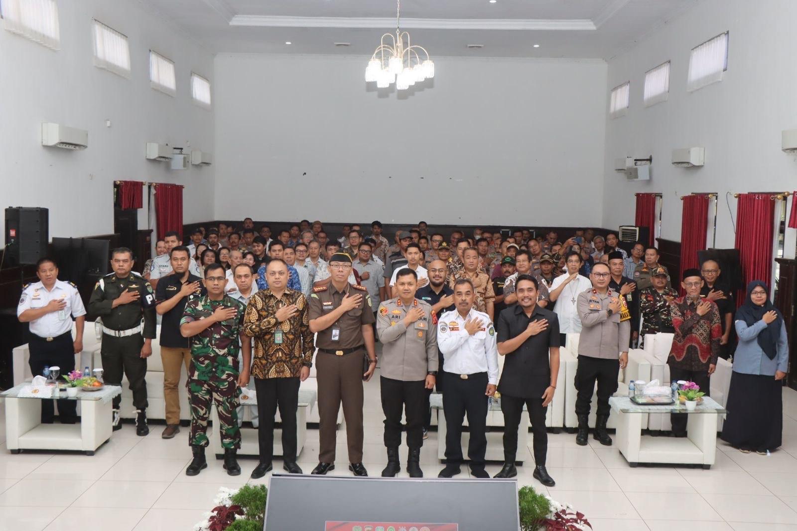 Polres Indramayu Gelar Rapat Lintas Sektoral Operasi Lilin Lodaya 2024 - Tribunjabar.id