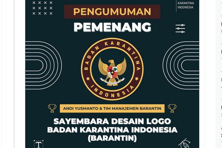 Viral Sayembara Desain Logo Dimenangkan "Orang Dalam", Badan Karantina ...