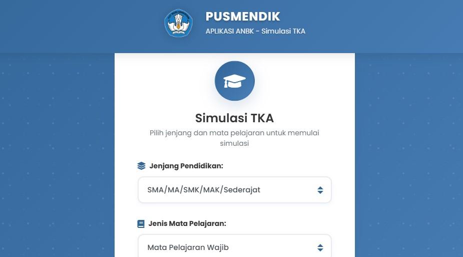 LINK dan Cara Latihan Soal Gratis di Simulasi TKA SD, SMP, hingga SMA ...