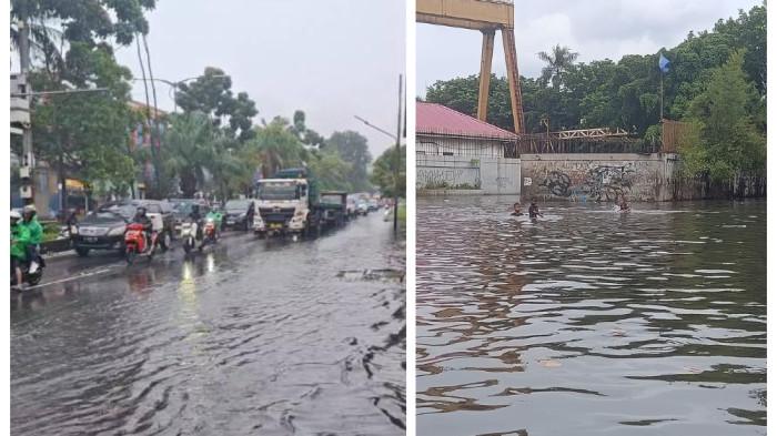 UPDATE Kondisi Jakarta Pagi Ini: Daan Mogot Macet Parah Tergenang Air ...