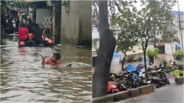 Update Banjir Jakbar: Kawasan Bojong Rawa Buaya Terendam, Warga ...