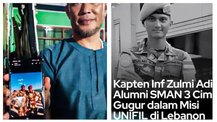 Sosok Kapten Inf Zulmi Aditya Prajurit TNI Asal Cimahi Gugur di Lebanon ...