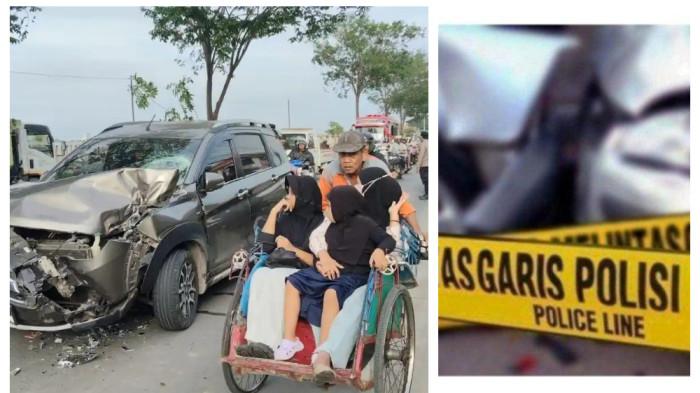 Kecelakaan Hari ini di Jalur Pantura, Tabrakan Beruntun Tiga Kendaraan ...