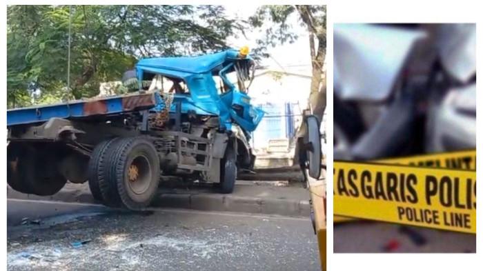 Kecelakaan Hari Ini di Jakut, Truk Ringsek Bikin Macet, Layanan ...