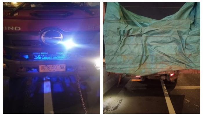 Kecelakaan Hari Ini di Tol Simatupang, Truk Muatan Tepung Terbalik Usai ...