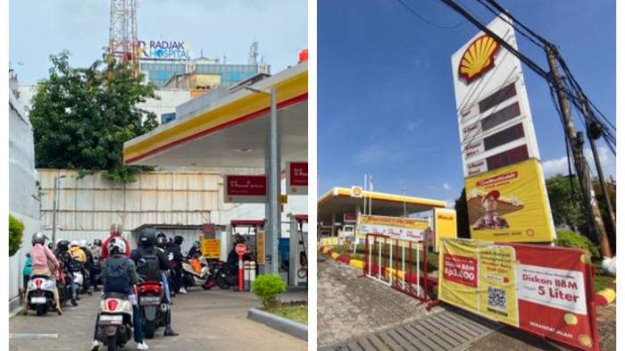 Stok BBM Kosong, VIRAL Karyawan Shell Foto Bareng Teman Tiba-tiba ...