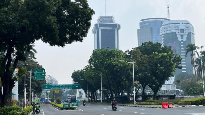 BERITA FOTO Jelang Demo Besar di Jakarta, Kawasan Patung Kuda Masih ...