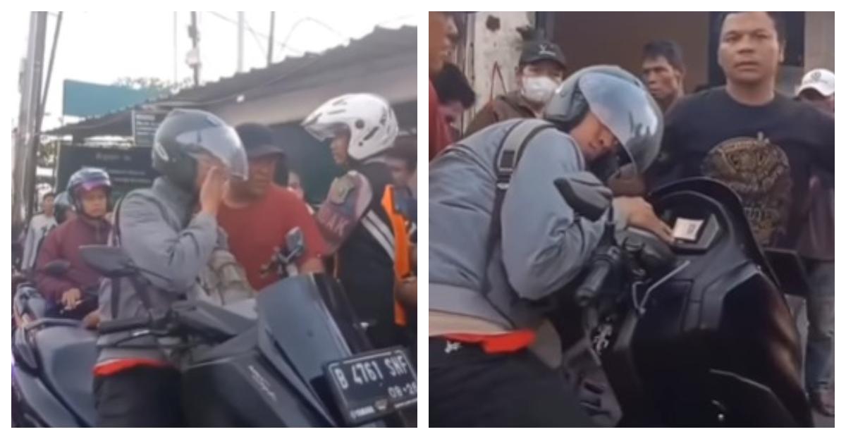 Pemotor Terkulai Lemas Diduga Dipukul Preman di Stasiun Bekasi ...