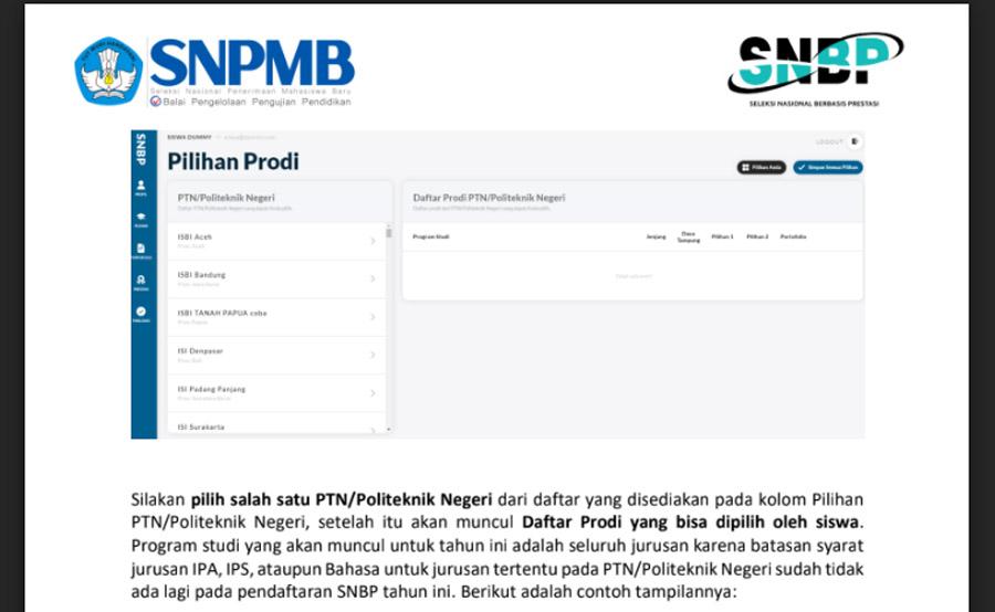 Pendaftaran SNBP 2023 Telah Dibuka, Simak 10 Tips Memilih Jurusan untuk ...